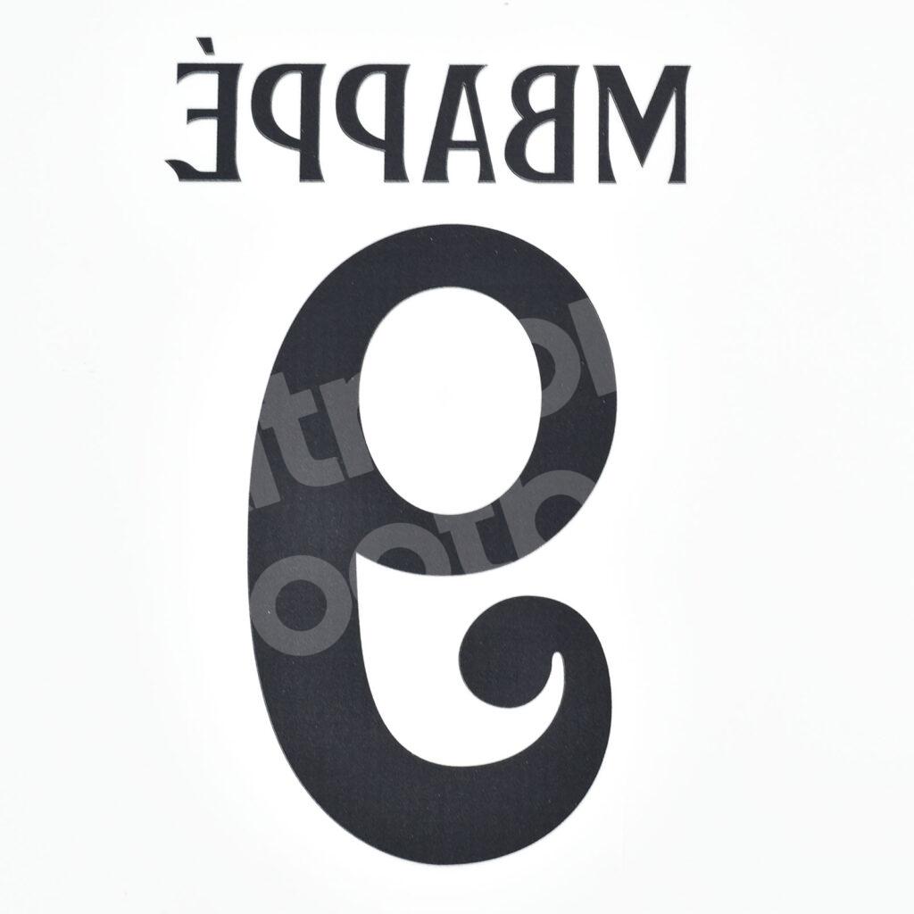 2024-25 Real Madrid Home Name Number Set #9 MBAPPE Champions League ...