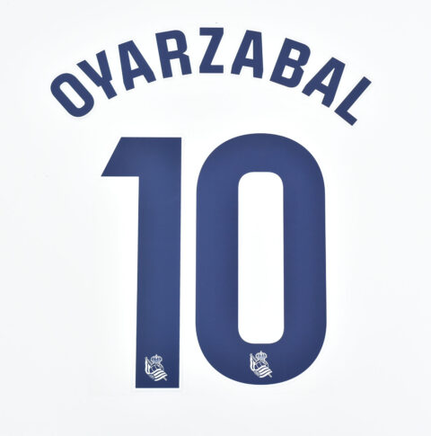2023-24 Real Sociedad Home Name Number Set #10 OYARZABAL Repro ...