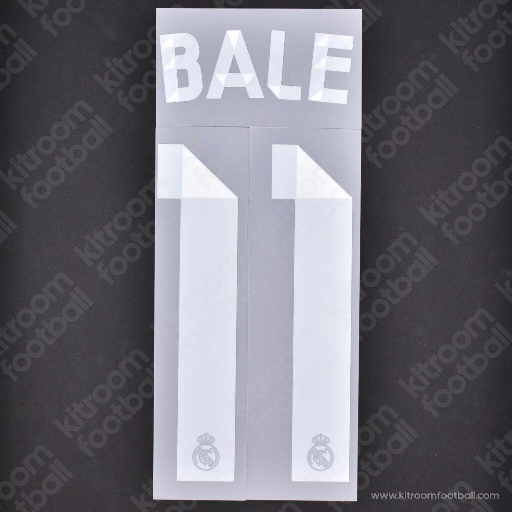 2014-15 Real Madrid Away Name Number Set #11 BALE Repro – Kitroom Football