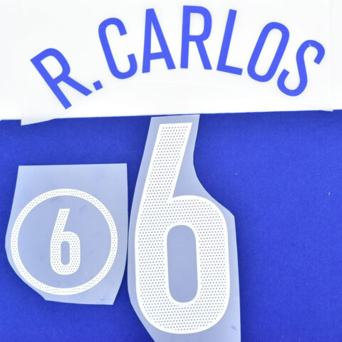 2004-06 Brazil Away Name Number Set #6 Roberto CARLOS Repro – Kitroom ...