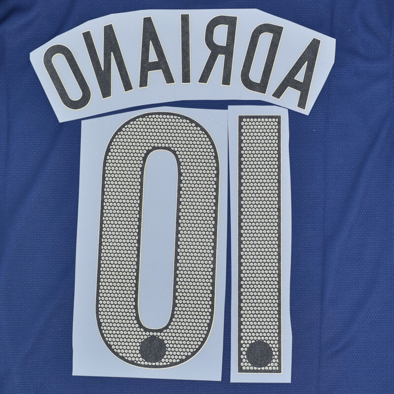 2004-06 Inter Milan Third Name Number Set #10 ADRIANO Repro – Kitroom ...
