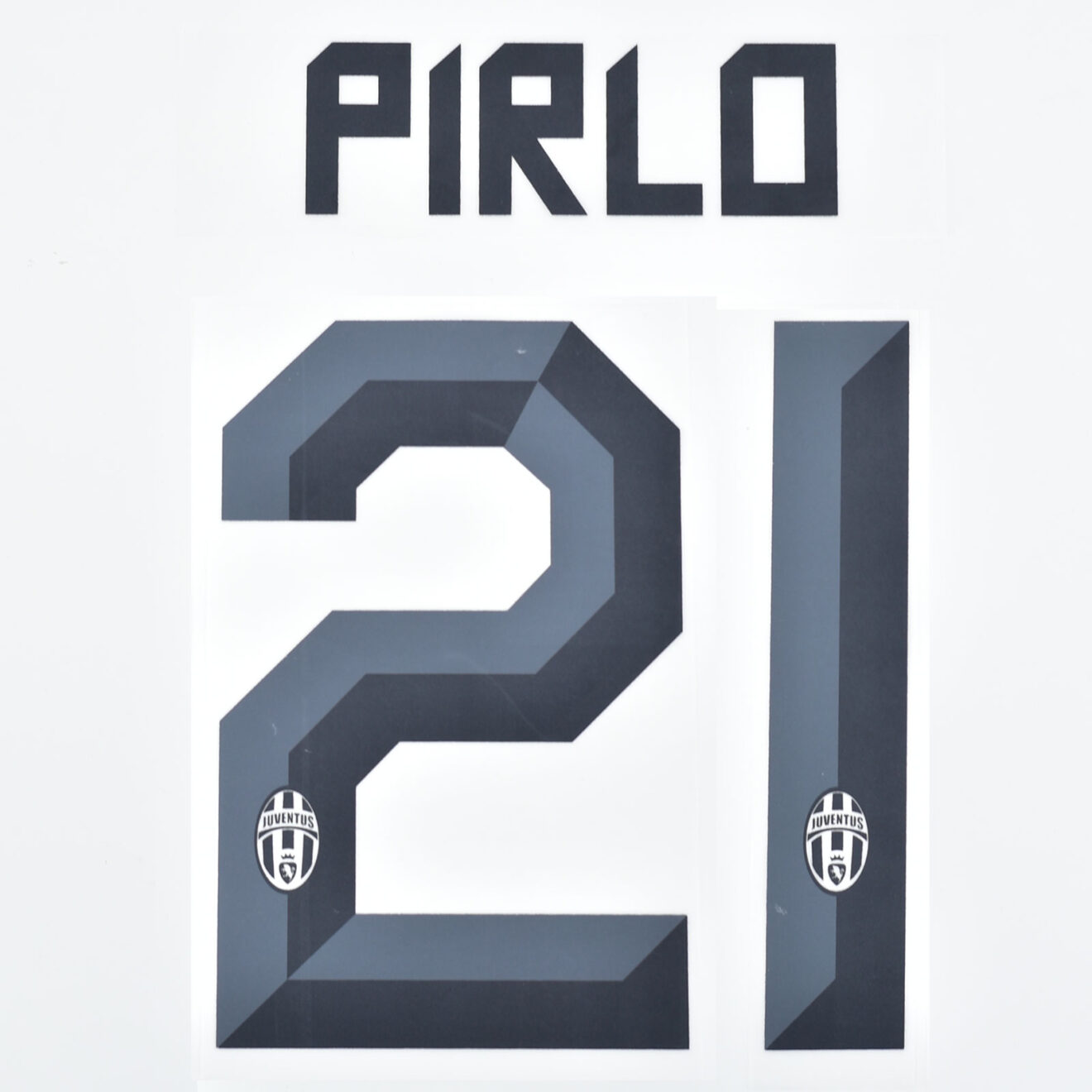 2010-12 Juventus Away Name Number Set #21 PIRLO Repro – Kitroom Football
