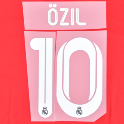 2011-12 Real Madrid Third Name Number Set #10 OZIL Repro – Kitroom Football