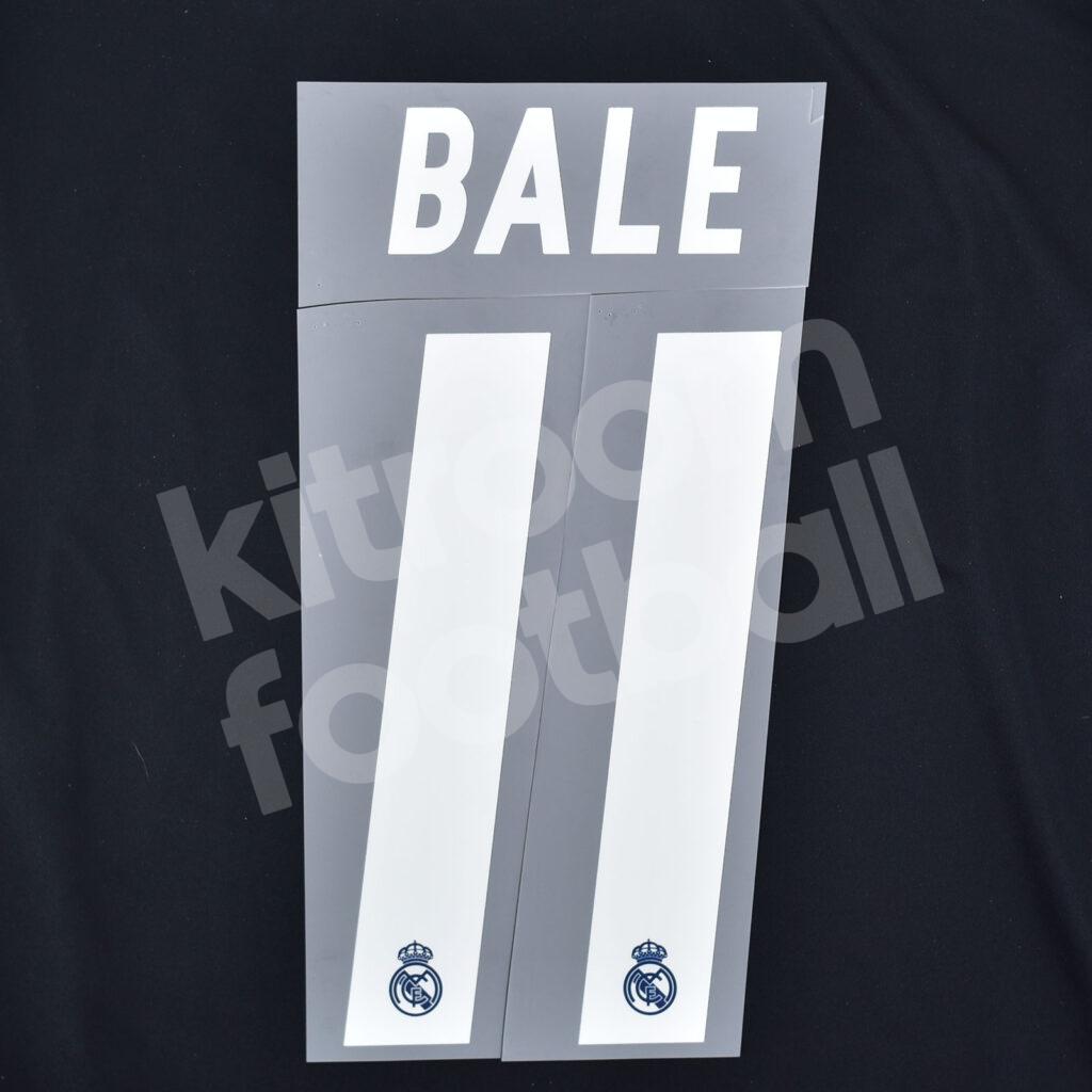 2016-17 Real Madrid Away Name Number Set #11 BALE Repro – Kitroom Football