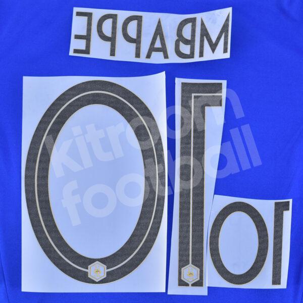 2019 France Centenary Name Number Set #10 MBAPPE Repro – Kitroom Football