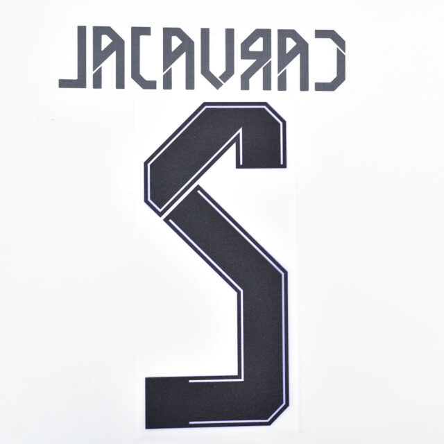2021-22 Real Madrid Home Name Set #2 CARVAJAL (Champions League) Repro ...
