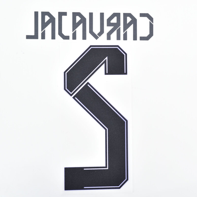 2021-22 Real Madrid Home Name Set #2 CARVAJAL (Champions League) Repro ...