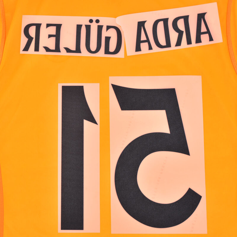 2024-25 Real Madrid Away Name Number Set #15 ARDA GULER (Champions ...