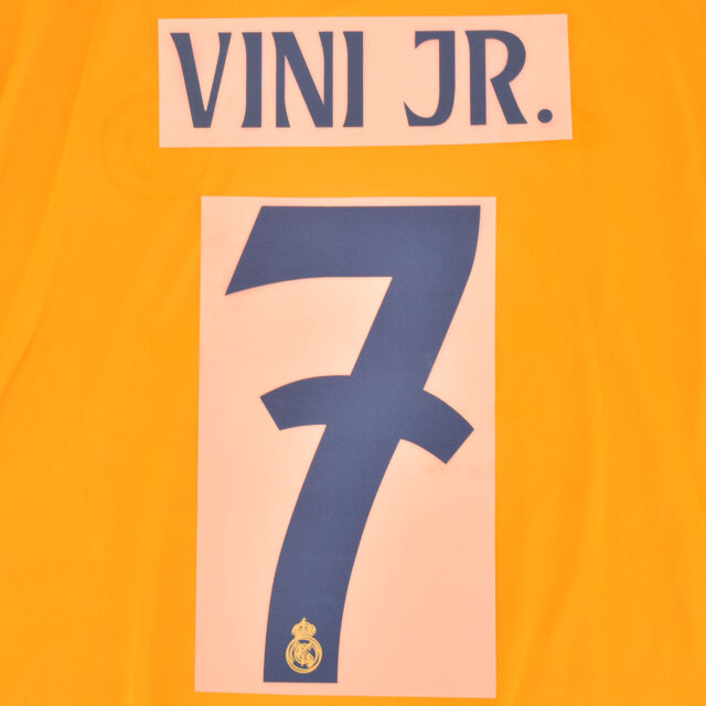 2024-25 Real Madrid Away Name Number Set #7 VINIcius Junior (Champions ...