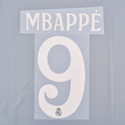 2024-25 Real Madrid Third Name Number Set #9 MBAPPE (Champions League ...