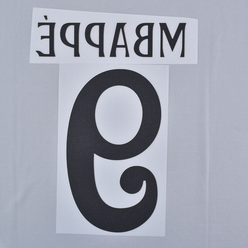 2024-25 Real Madrid Third Name Number Set #9 MBAPPE (Champions League ...